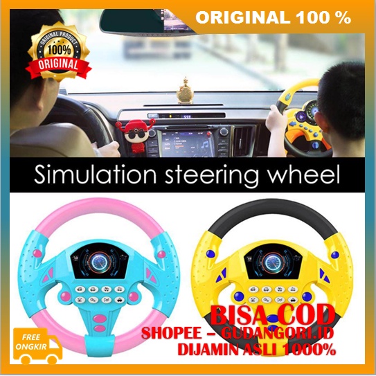 Jual Test Drive Setir Mobil Mainan Untuk Anak ORIGINAL | Shopee Indonesia