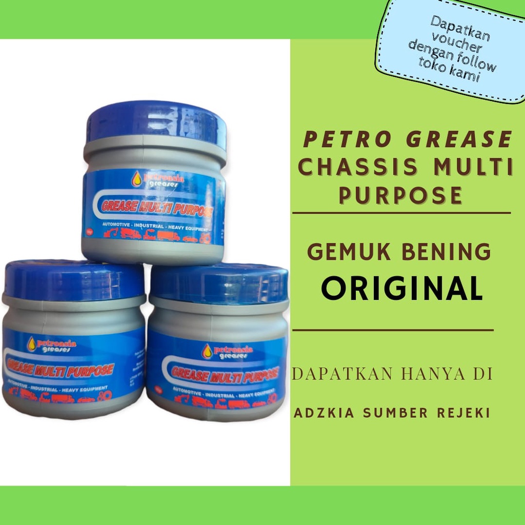 Jual Gemuk Oli/Grease MULTI PURPOSE BLUE PLAIN-Gemuk alat berat dan ...