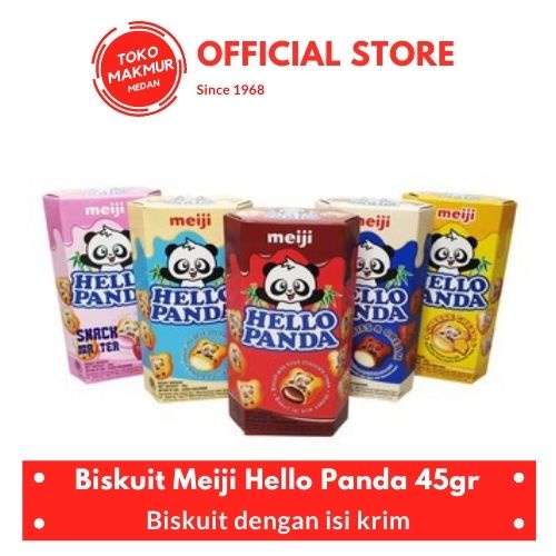 Jual MEIJI BISKUIT HELLO PANDA 45 GR | Shopee Indonesia