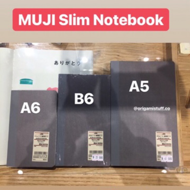 Jual MUJI Slim Notebook Coklat/Hitam | Shopee Indonesia