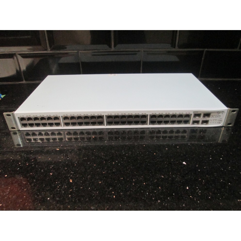 Jual Switch Hub Gigabit Manageable 48 Port 3Com 2848-SFP Plus 3C16486 ...