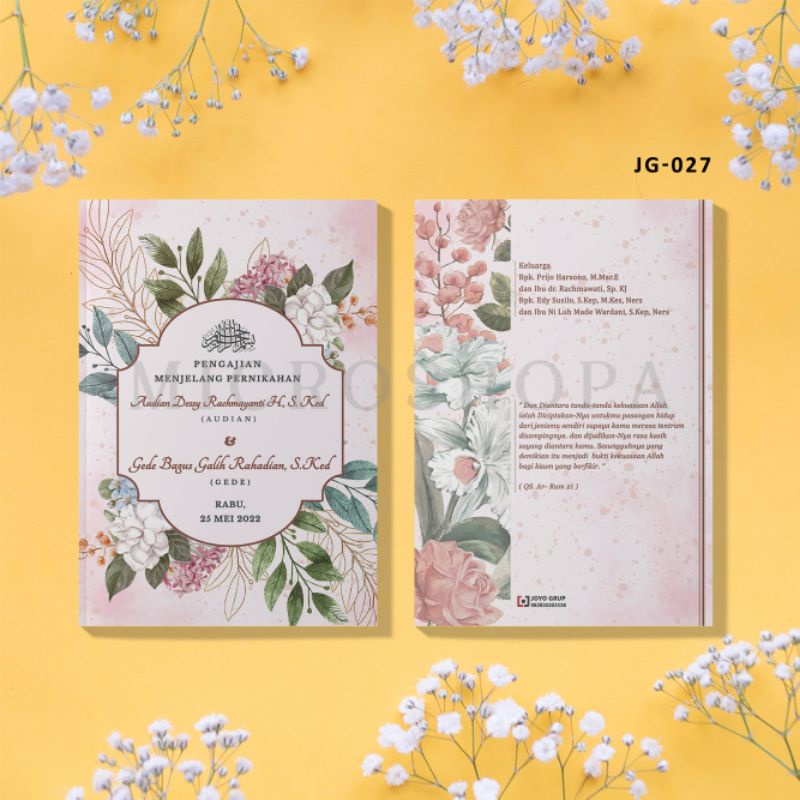 Jual Buku Pengajian Menjelang Pernikahan / Buku Pra Nikah / Doa ...