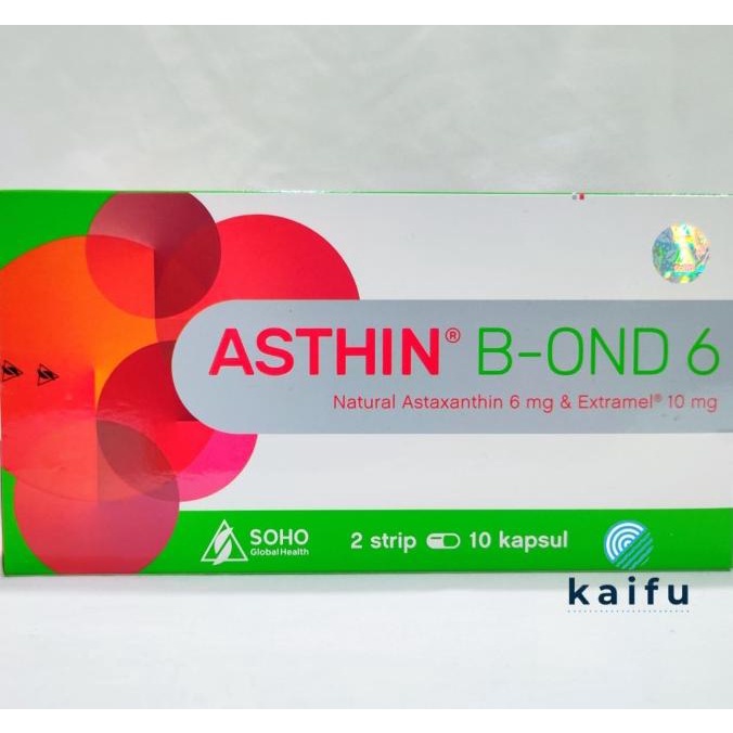 Jual Asthin B-OND 6mg - 1 Box Isi 20 Kapsul Lc | Shopee Indonesia