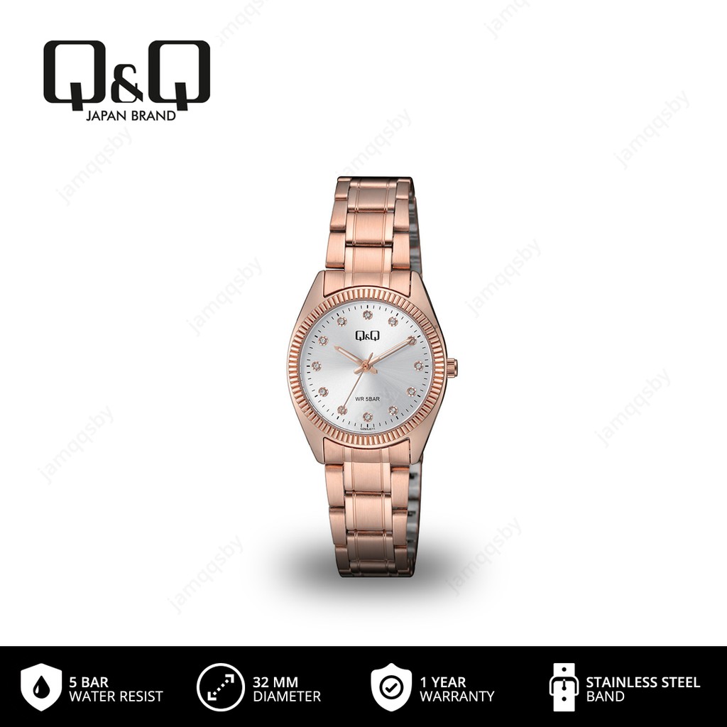 Jual Q&Q QnQ QQ Original Jam Tangan Wanita Fashion Analog - QZ65 QZ65J Water Resist 5 BAR ...