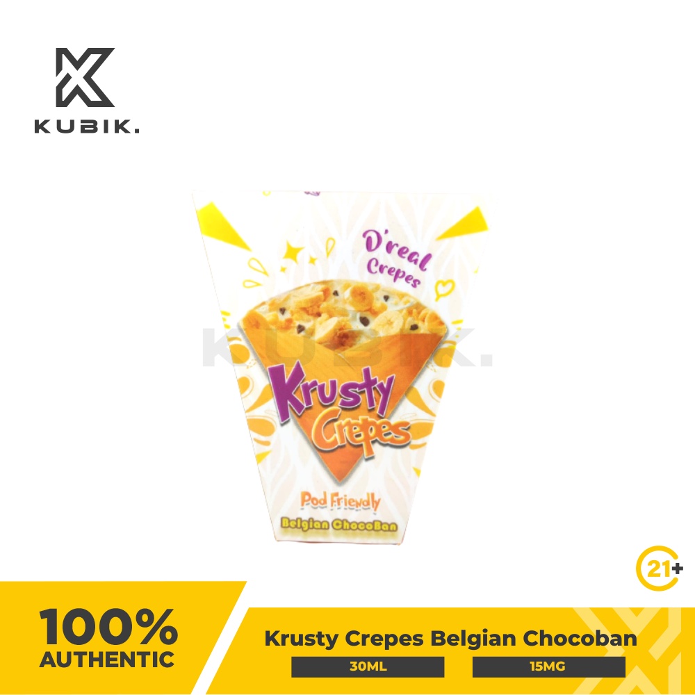 Jual Liquid Krusty Crepes V4 Belgian ChocoBan Pods Friendly 30ML ...
