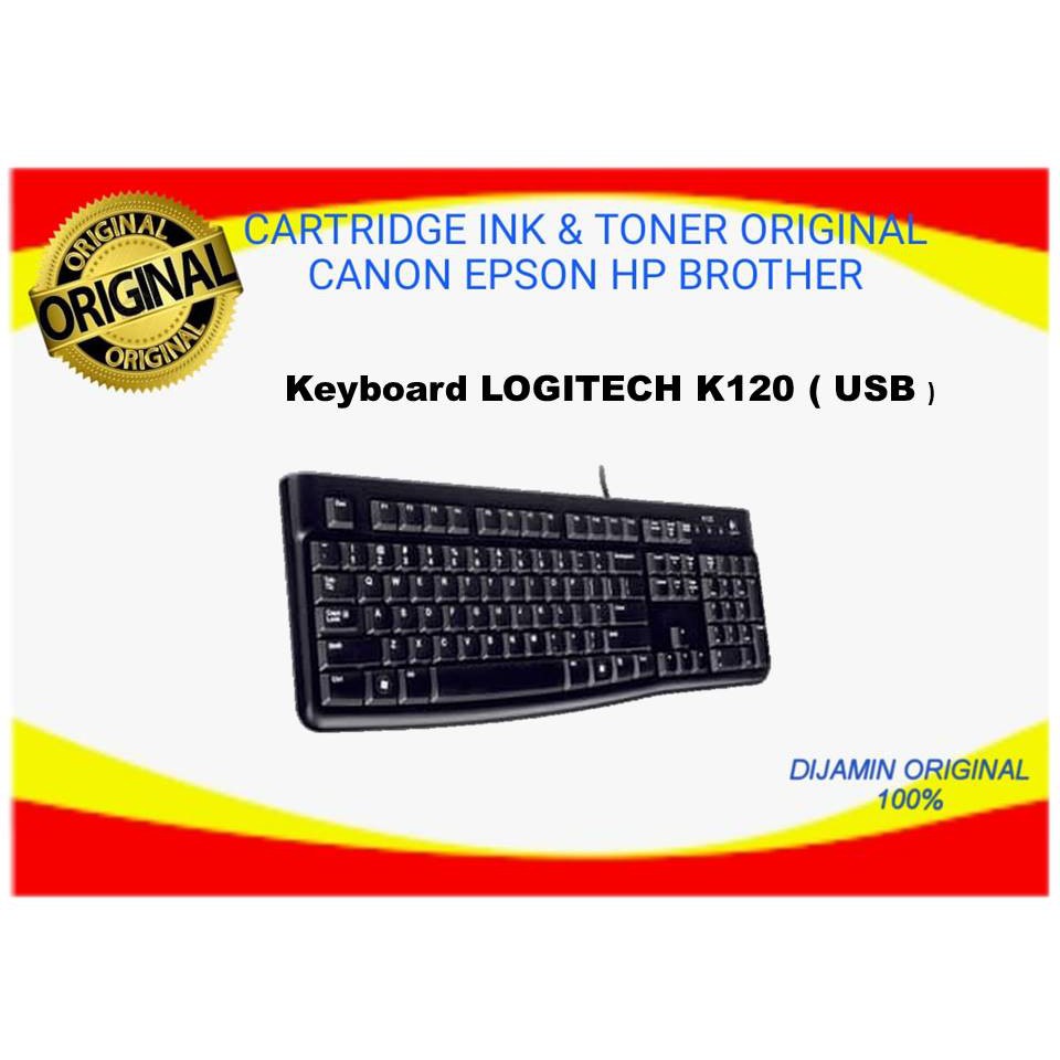 Jual Keyboard LOGITECH K120 ( USB ) | Shopee Indonesia