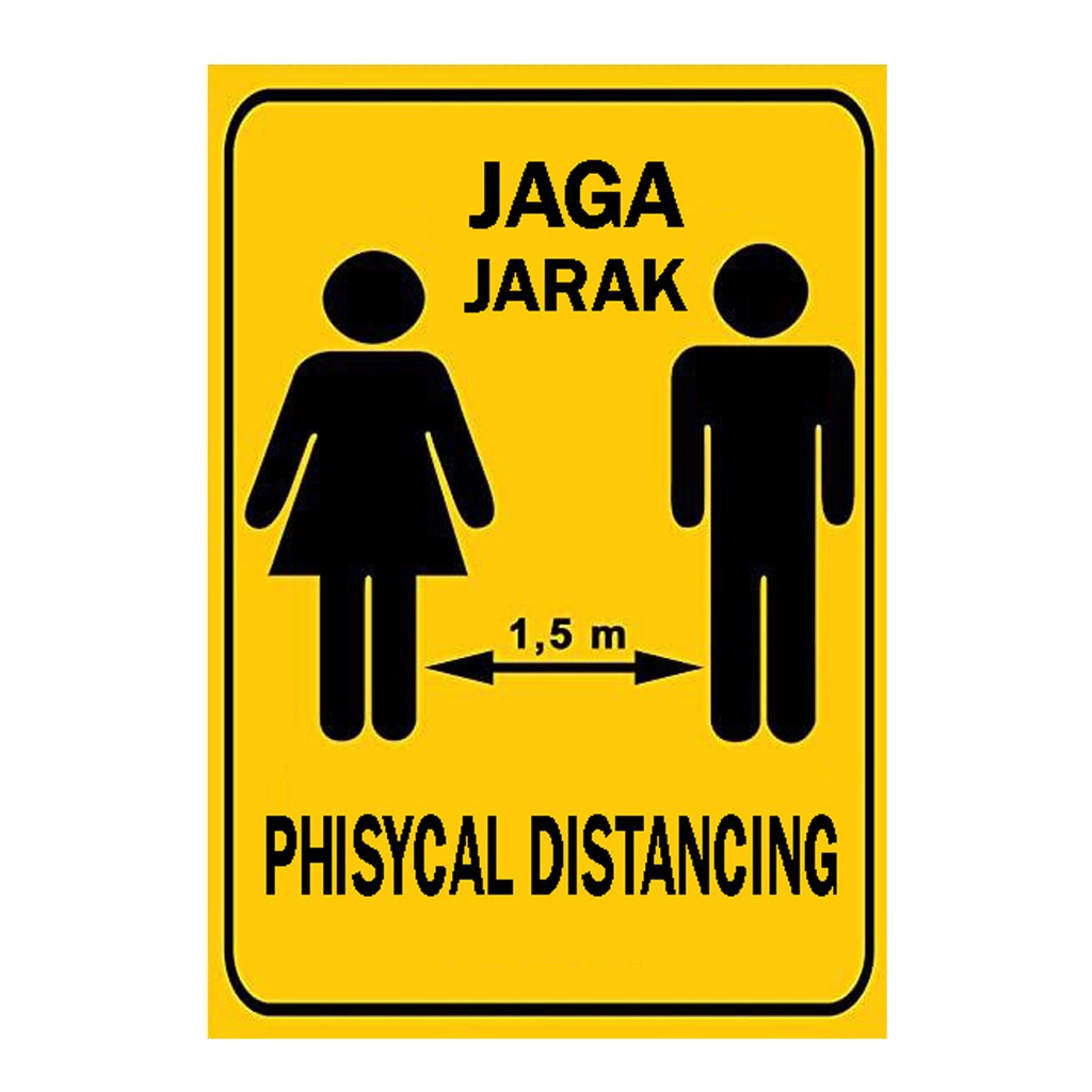 Jual Stiker jaga jarak | Shopee Indonesia
