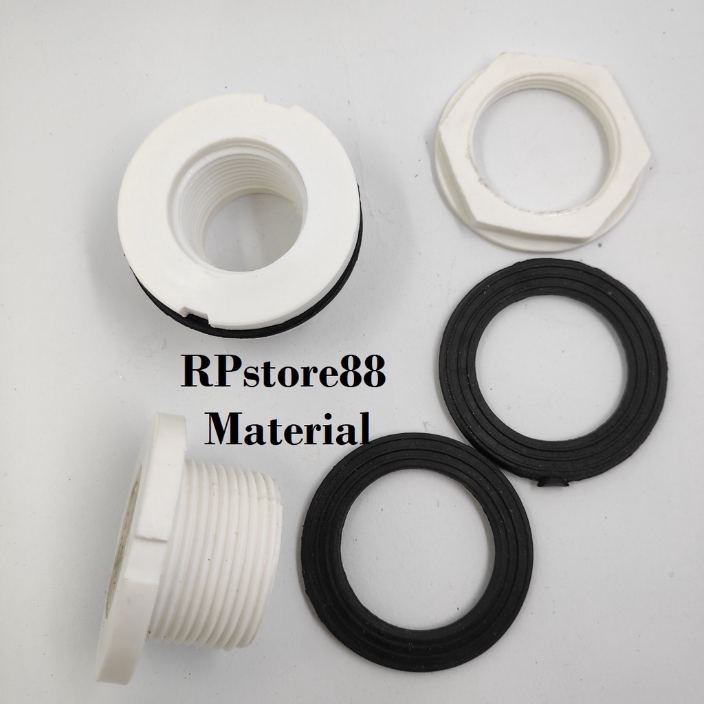 Jual SOCK TOREN PVC 1''-SOCK TORAN 1 INCH -NEPEL TORAN - MUR TANGKI AIR ...