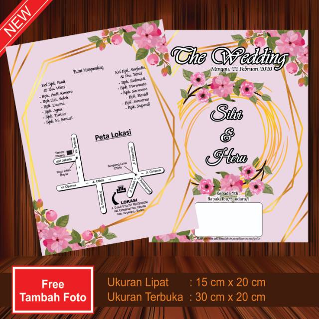 Jual Undangan Pernikahan Full Colour Murah | Shopee Indonesia