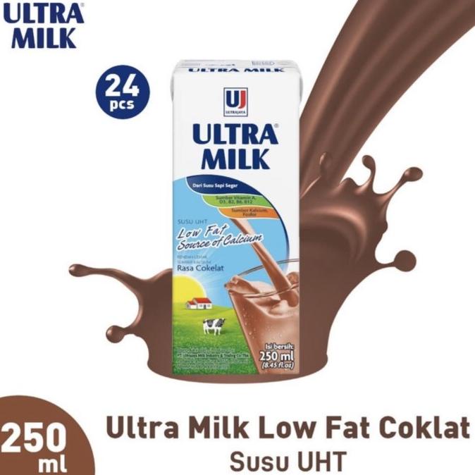 Jual Ultra Low Fat Coklat 250 ml (1 karton isi 24 pcs) | Shopee Indonesia
