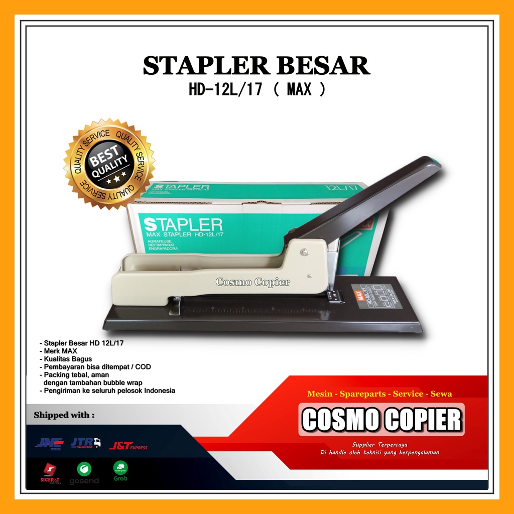 Jual STAPLER BESAR HD-12L/17 ( MAX ) | Shopee Indonesia