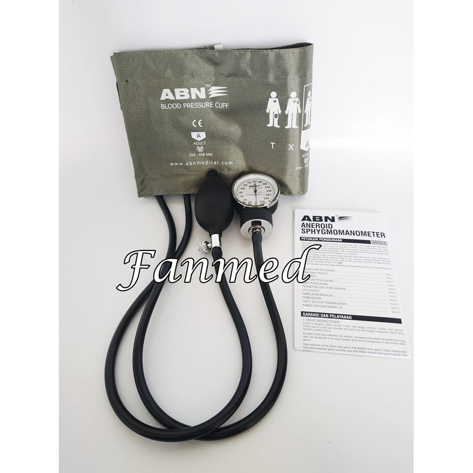 Jual Tensimeter Aneroid ABN Spectrum Tensi Grey Abu-Abu Jarum Pegas ...