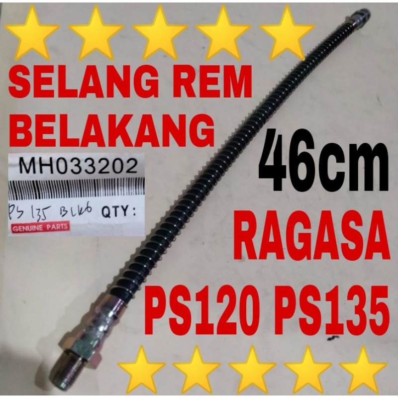Jual SELANG REM RODA BELAKANG RAGASA PS120 / PS135 SLANG FLEKSIBEL ...