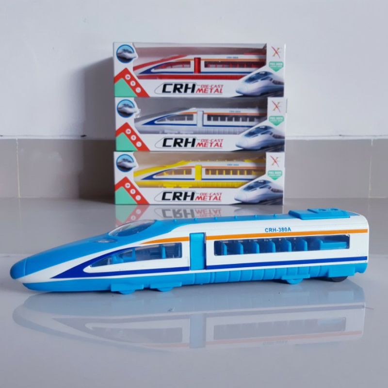 Jual Diecast CRH MRT Alloy - Miniatur Kereta Api Cepat LRT Bullet Train New model | Shopee Indonesia