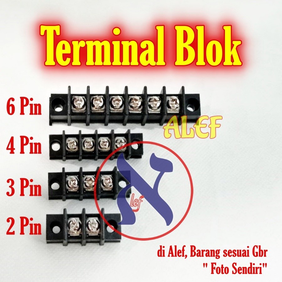 Jual 5Pcs Terminal Block Hitam 2 3 4 6 Pin Terminal Block Hitam ...