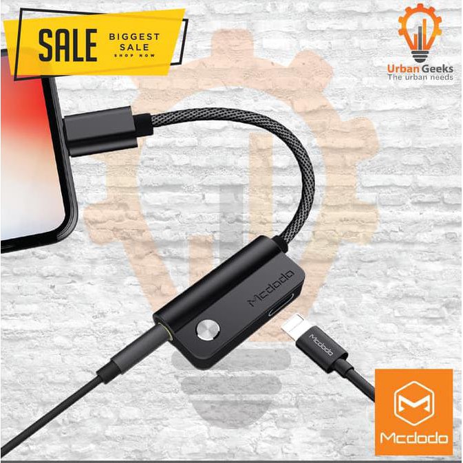 Jual Mcdodo Adapter Audio Converter Lightning Iphone 7 8 X Jack 3.5Mm Ca347 Promo | Shopee Indonesia