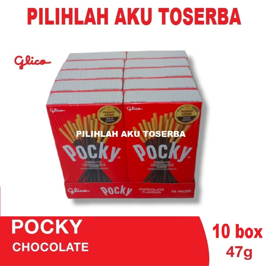 Jual Glico Pocky REGULAR PACK CHOCOLATE / COKELAT - (HARGA PER 10 BOX ...
