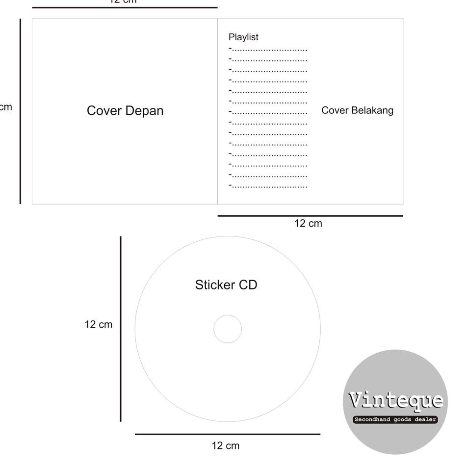 Jual Importir Fanmade Mixtape CD Costum Album For Gift (cover dan cd ...