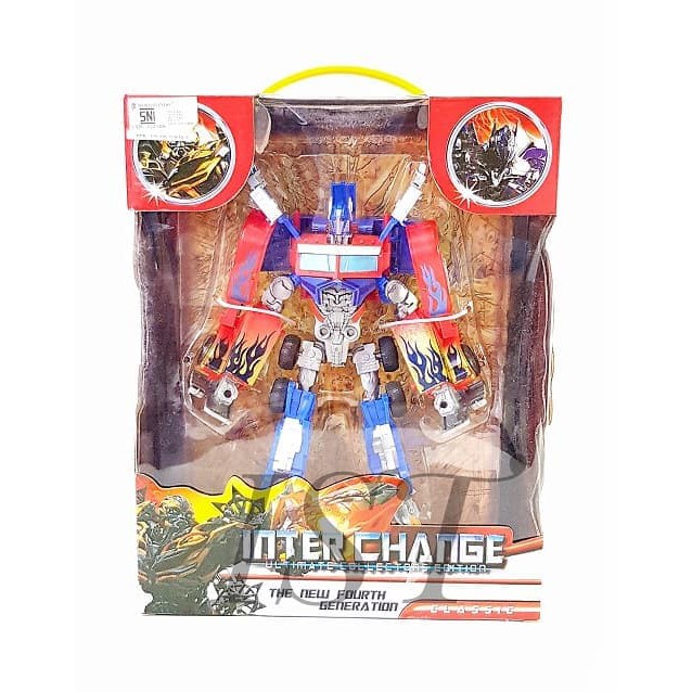 Jual Mainan Anak cowok Laki laki Robot Inter Change Optimus Prime No ...
