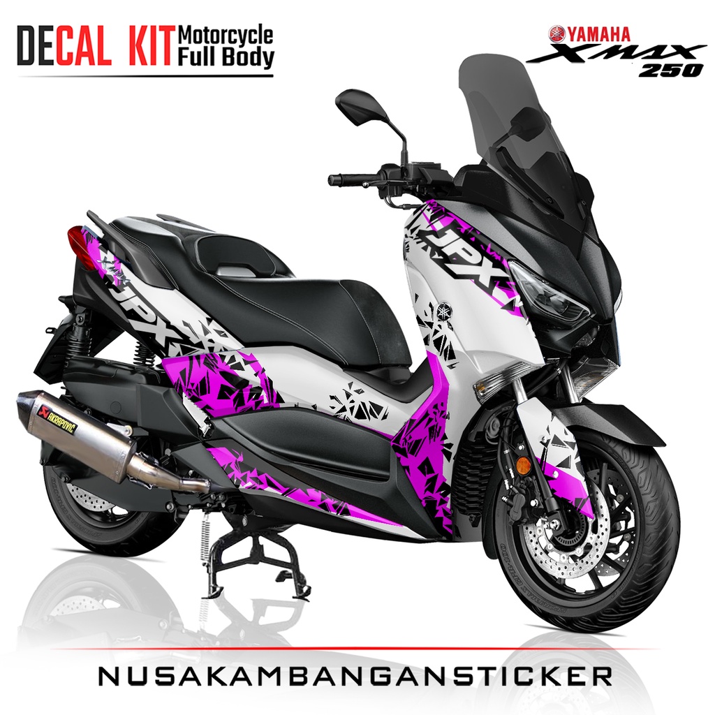 Jual DECAL KIT STICKER YAMAHA XMAX 250 DESAIN POLYGON JPX RACING XMAX ...