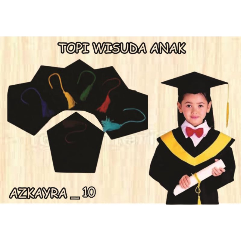 Jual Topi Toga Topi Sarjana Topi Wisuda Size TK COD Murah Kualitas ...