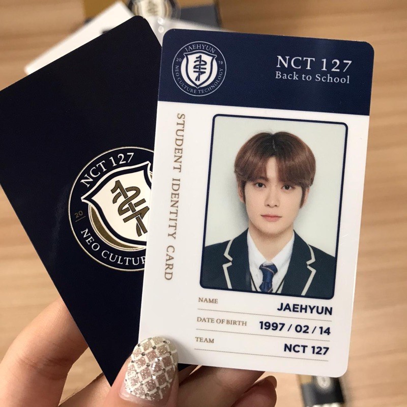 Jual NCT 127 Back To School Kit Sharing Goods Jaehyun ID Card | Shopee ...