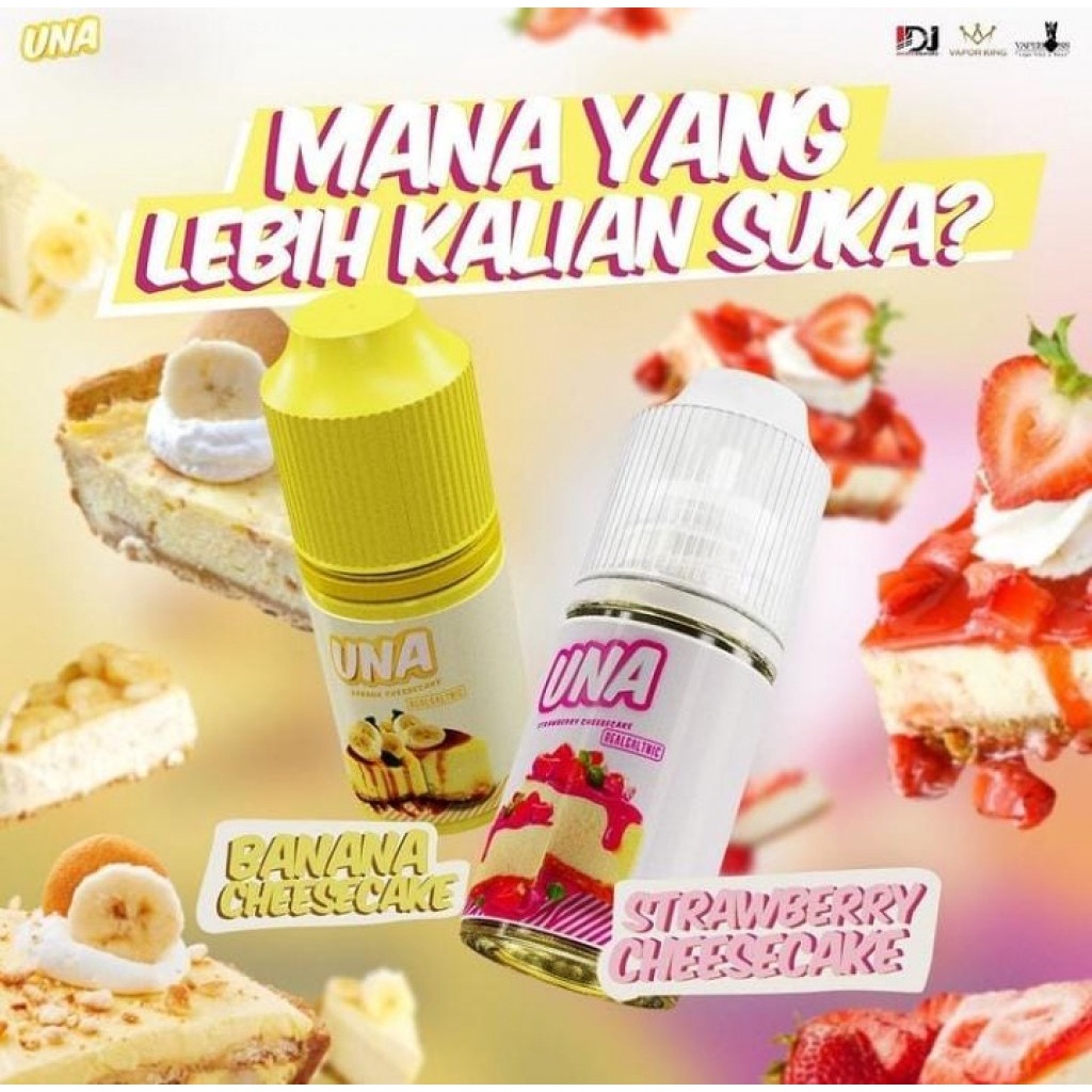 Jual Una Salt Banana Cheesecake - 30ML | Shopee Indonesia