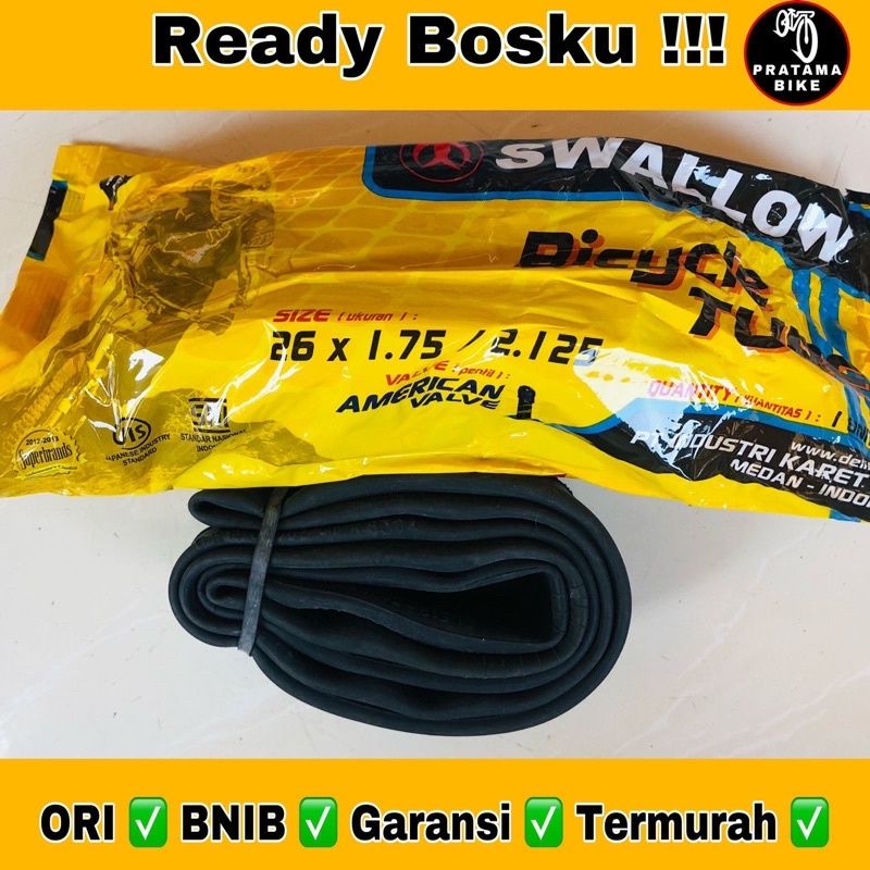 Jual Ban Dalam Sepeda 26 Mini CTB MTB Ukuran 26x1.75/2.125 Swallow Murah | Shopee Indonesia