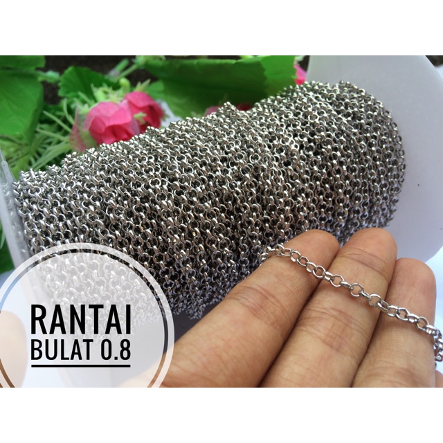 Jual Rantai Bulat O 0,8 | Shopee Indonesia