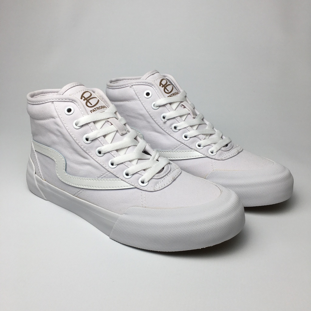 Jual SEPATU PATROBAS ORIGINAL IVAN HIGH TRIPLE WHITE | Shopee Indonesia