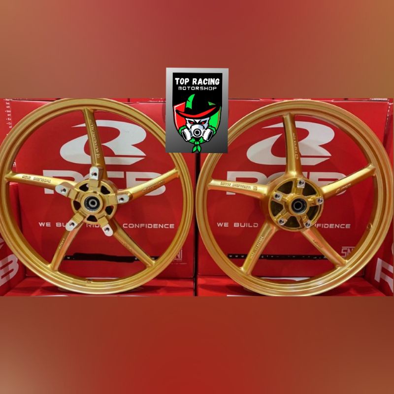 Jual Velg RCB SP522 MX King 160/185-17 Palang 5 Gold | Shopee Indonesia