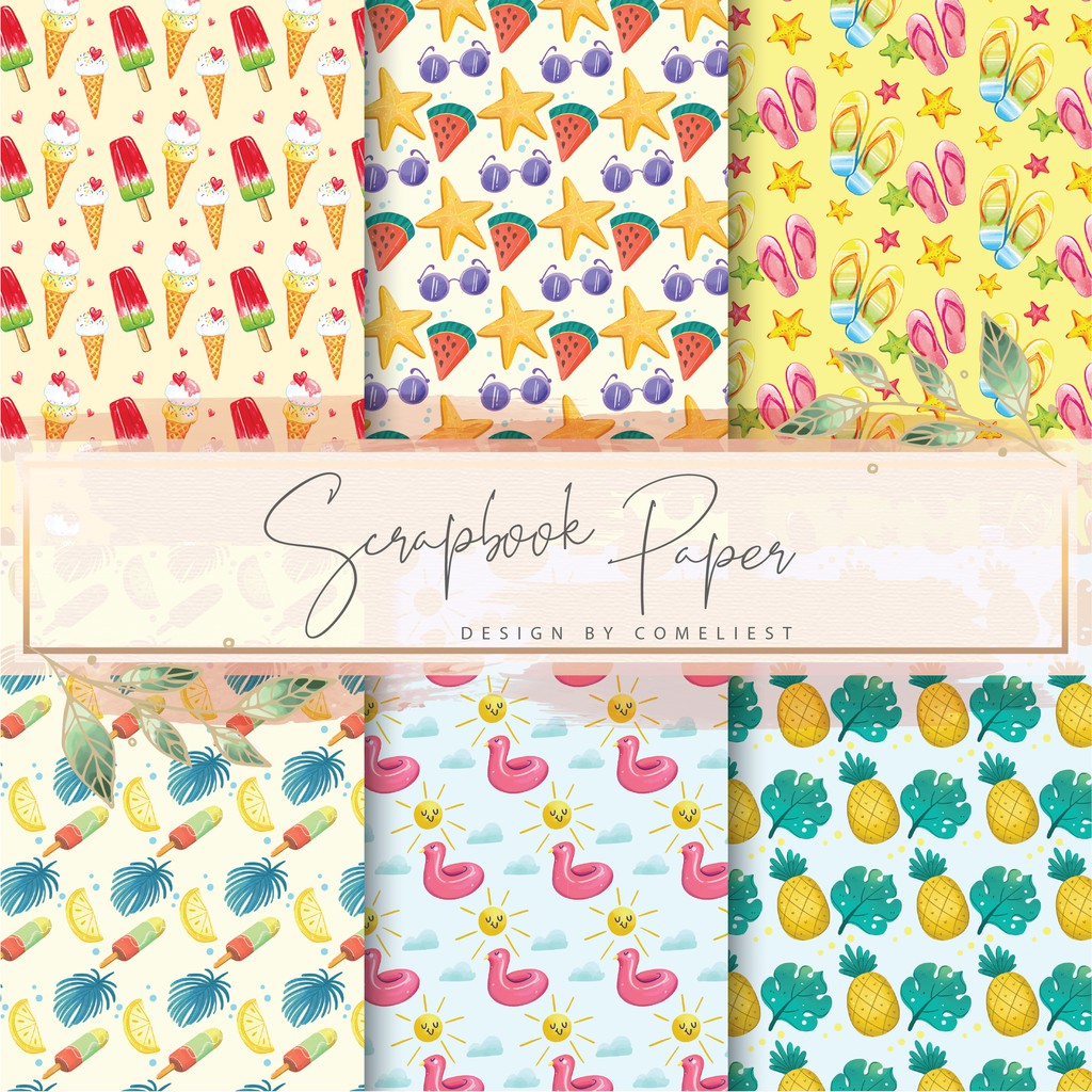 Jual KERTAS SCRAPBOOK MURAH/ SCRAPBOOK PAPER / CRAFT PAPER SATUAN ...