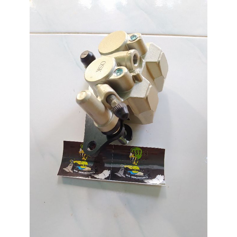 Jual kaliper caliper pala babi master bawah cakram supra x warna kuning ...