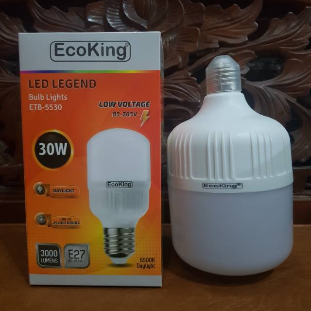 Jual Lampu LED EcoKing 30 watt | Shopee Indonesia