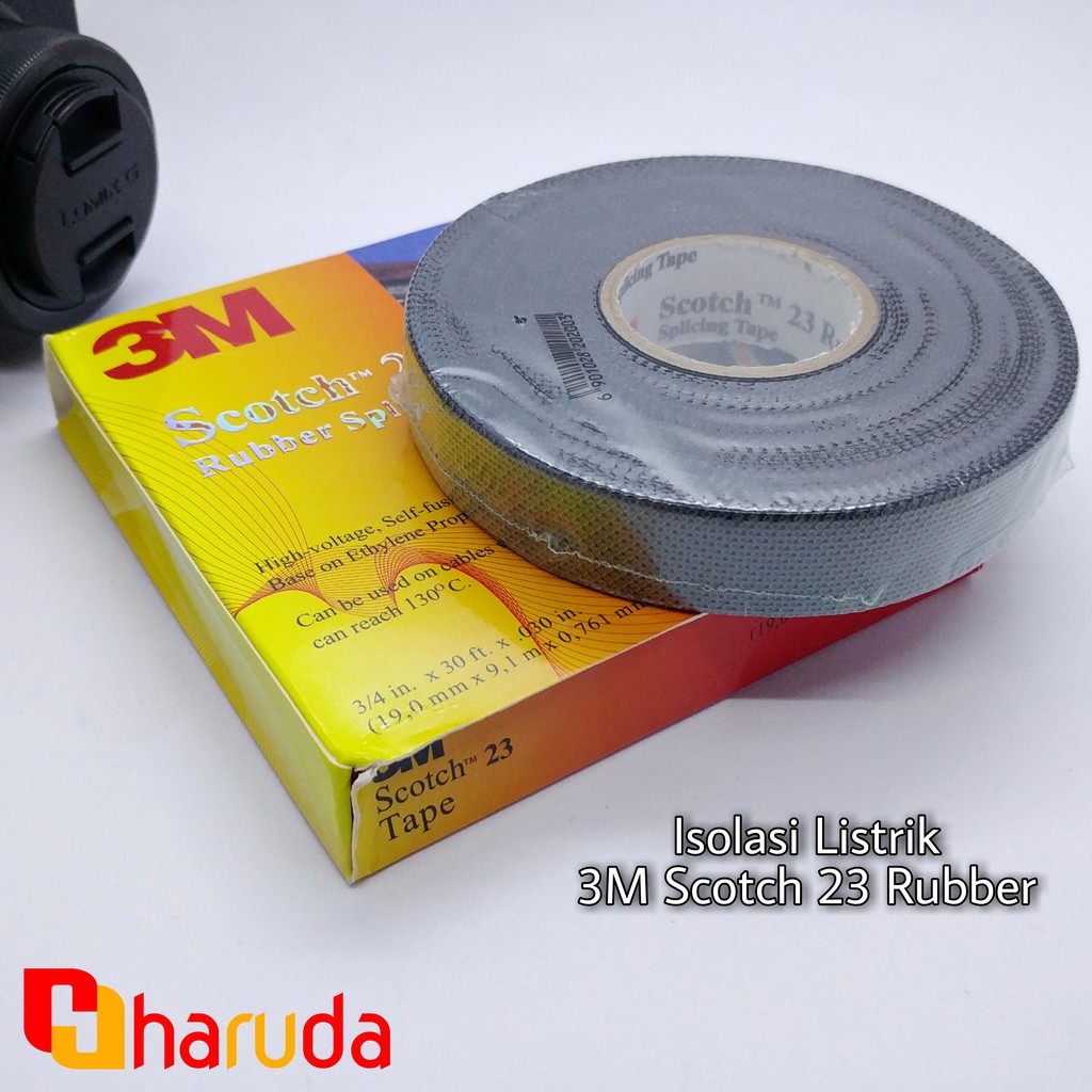 Jual Isolasi / Tape 3M Listrik Karet / 3M Scotch 23 Rubber | Shopee ...