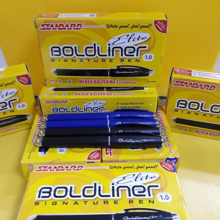 Jual Ballpoint Pulpen Sign Pen Standard Boldliner Elite Signature Pen 1 ...