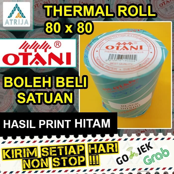 Jual Thermal Paper Roll 80 x 80. Kertas Thermal Struk Kasir | Shopee ...