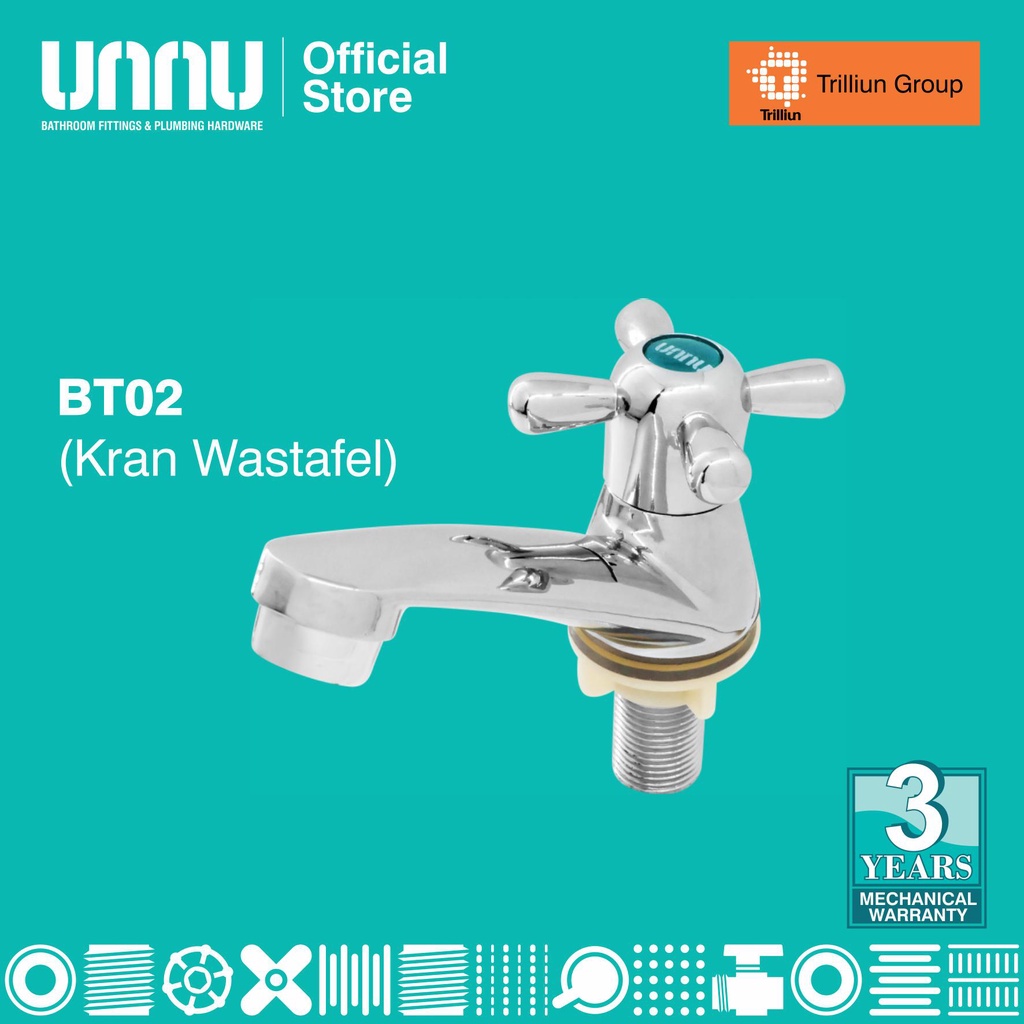 Jual UNNU Kran Wastafel - BT02 1/2" | Shopee Indonesia