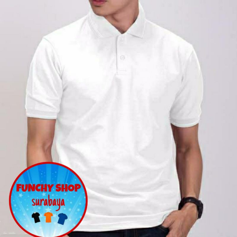 Jual KAOS POLO PUTIH POLOS - POLO SHIRT - KAOS POLOS PRIA KERAH JUMBO ... Jual KAOS POLO PUTIH POLOS - POLO SHIRT - KAOS POLOS PRIA KERAH JUMBO ...