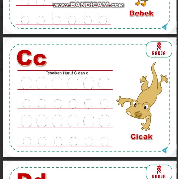 Jual 35 Lembar Worksheet Pengenalan Huruf Untuk Anak TK - Printable ...