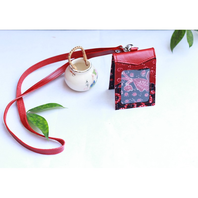 Jual DId card holder kulit asli dan batik FB-V-M1.L1M1 | Shopee Indonesia