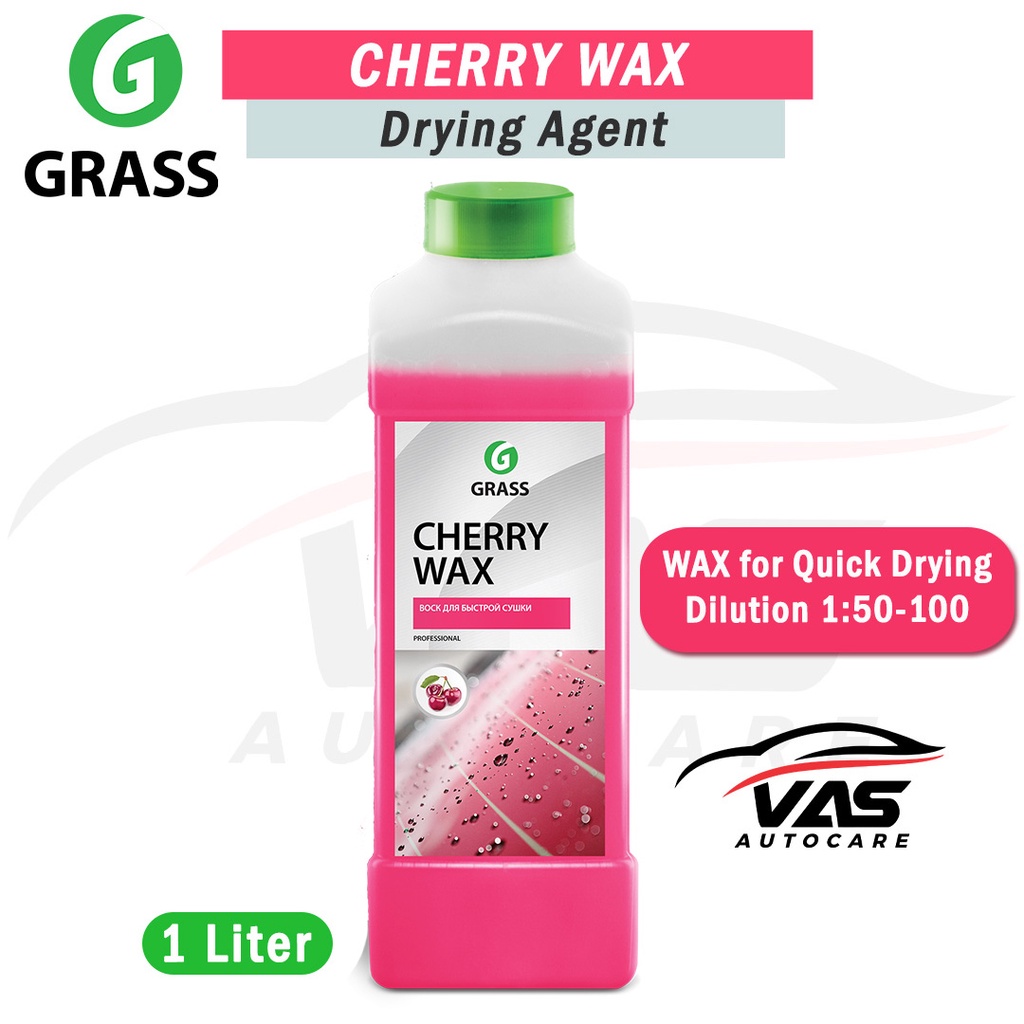 Jual GRASS CHERRY WAX Drying Agent for Quick Drying 1 Liter | Shopee ...
