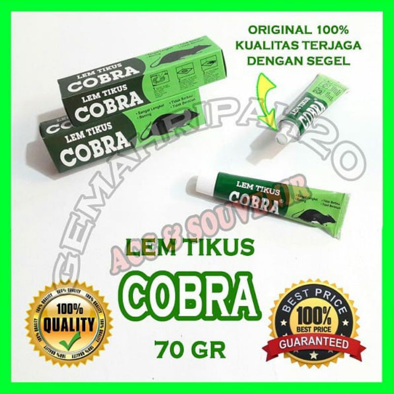 Jual LEM TIKUS COBRA - ORIGINAL | Shopee Indonesia