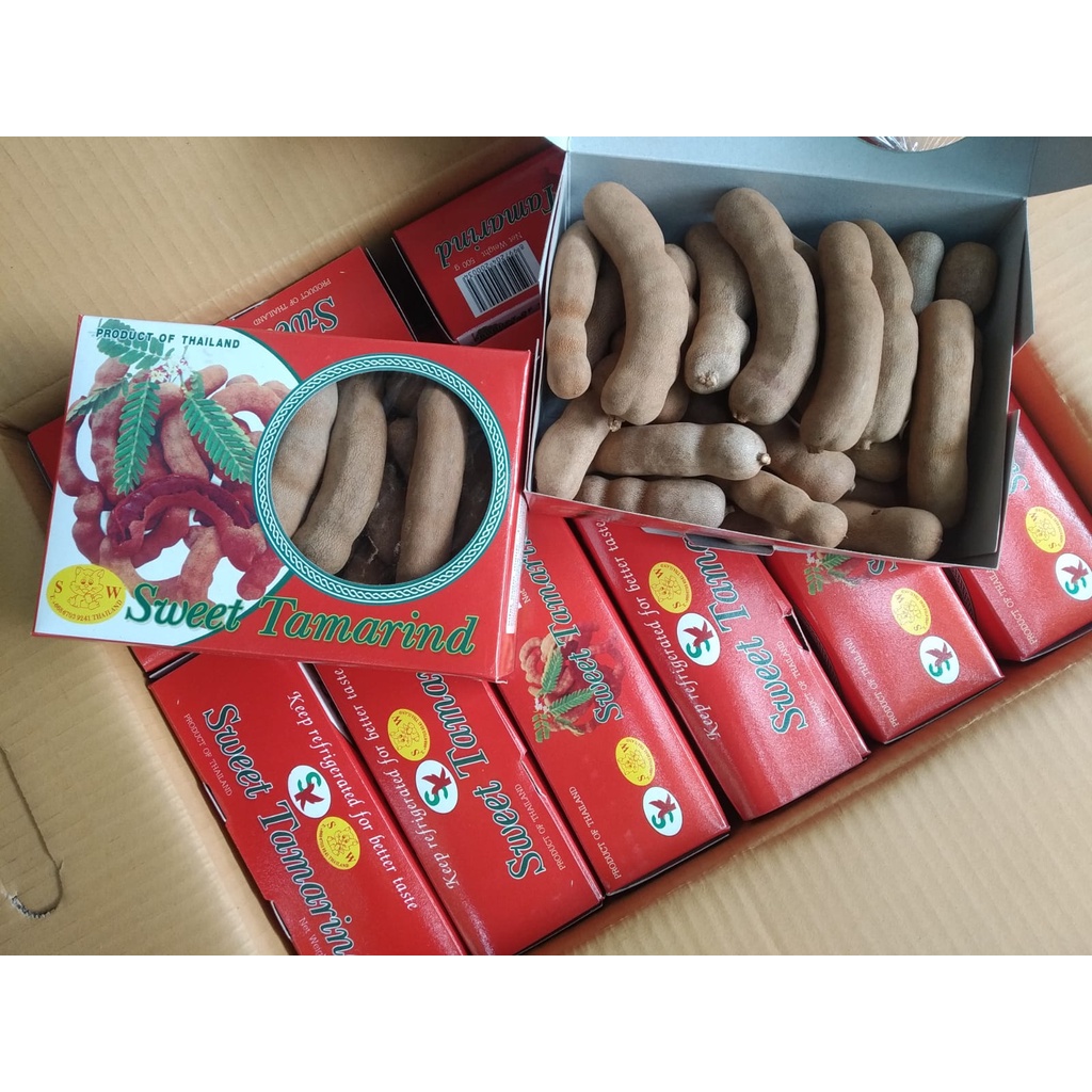 Jual Buah Asam Asem Thailand SWEET TAMARIND 500 GRAM | Shopee Indonesia