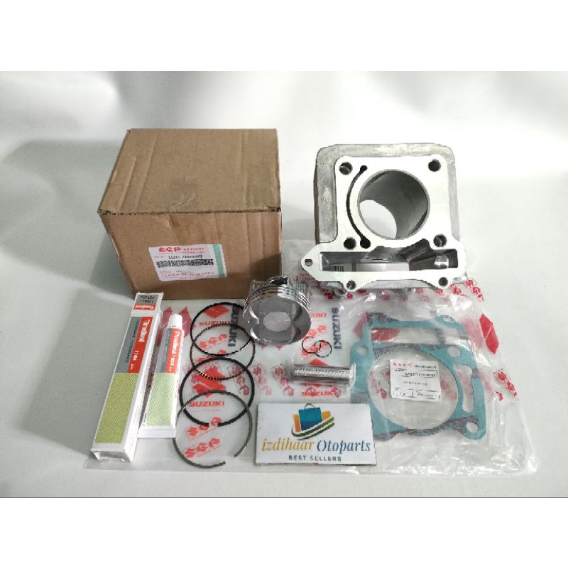 Jual Blok seher set/cylinder Assy Suzuki Satria Fu 150 free lem paking | Shopee Indonesia
