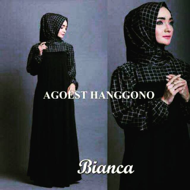 Jual DK - MAXI BIANCA SQUARE BLACK | Shopee Indonesia