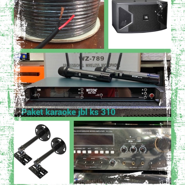 Jual Paket karaoke speaker jbl ks 310 . Paket speaker jbl ks310 ...