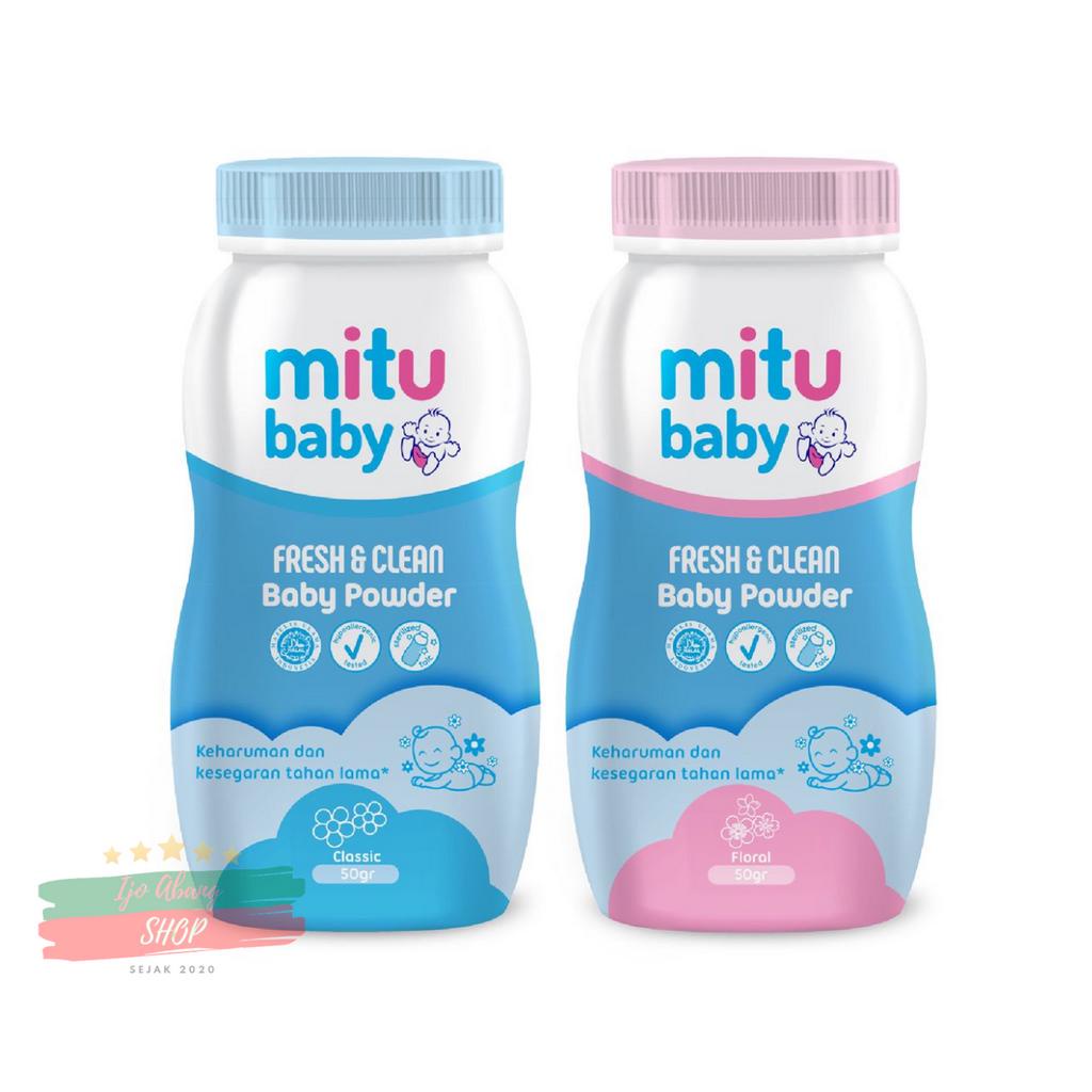 Jual Mitu Baby Powder Fresh & Clean 50 gr / Bedak Bayi | Shopee Indonesia