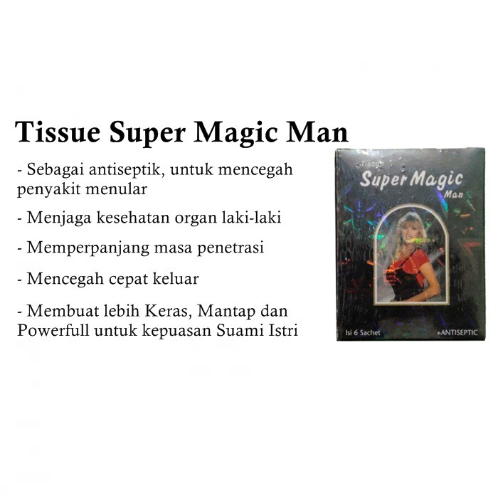 Jual Tisue Magic Tissue Magic Super Magic Man Tisu Mejik Megic Majic ...
