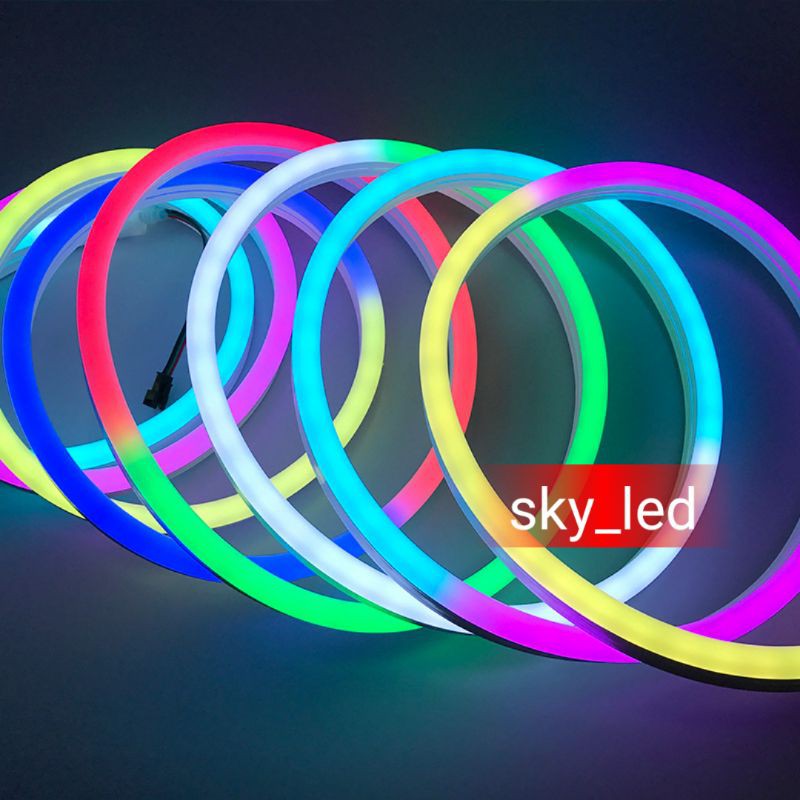 Jual PAKET LAMPU LED NEON FLEXIBLE 5M RGB 220V FLEXIBLE SIGN LED ...